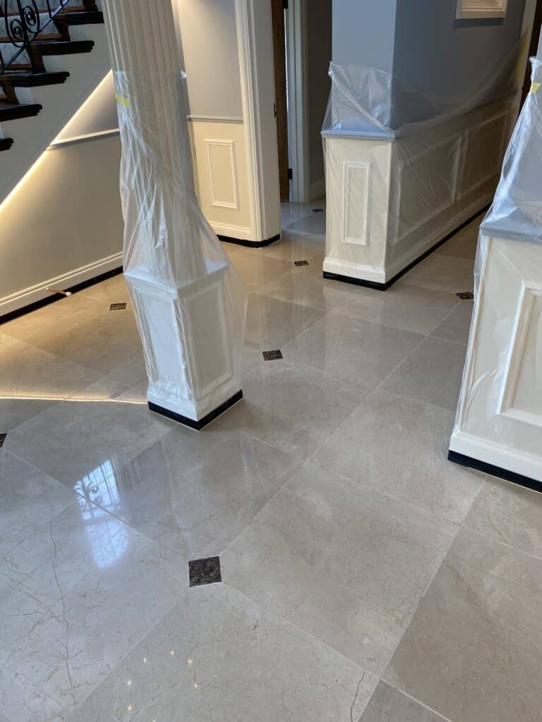 Marble grinding and polishing | Athena Stonecare